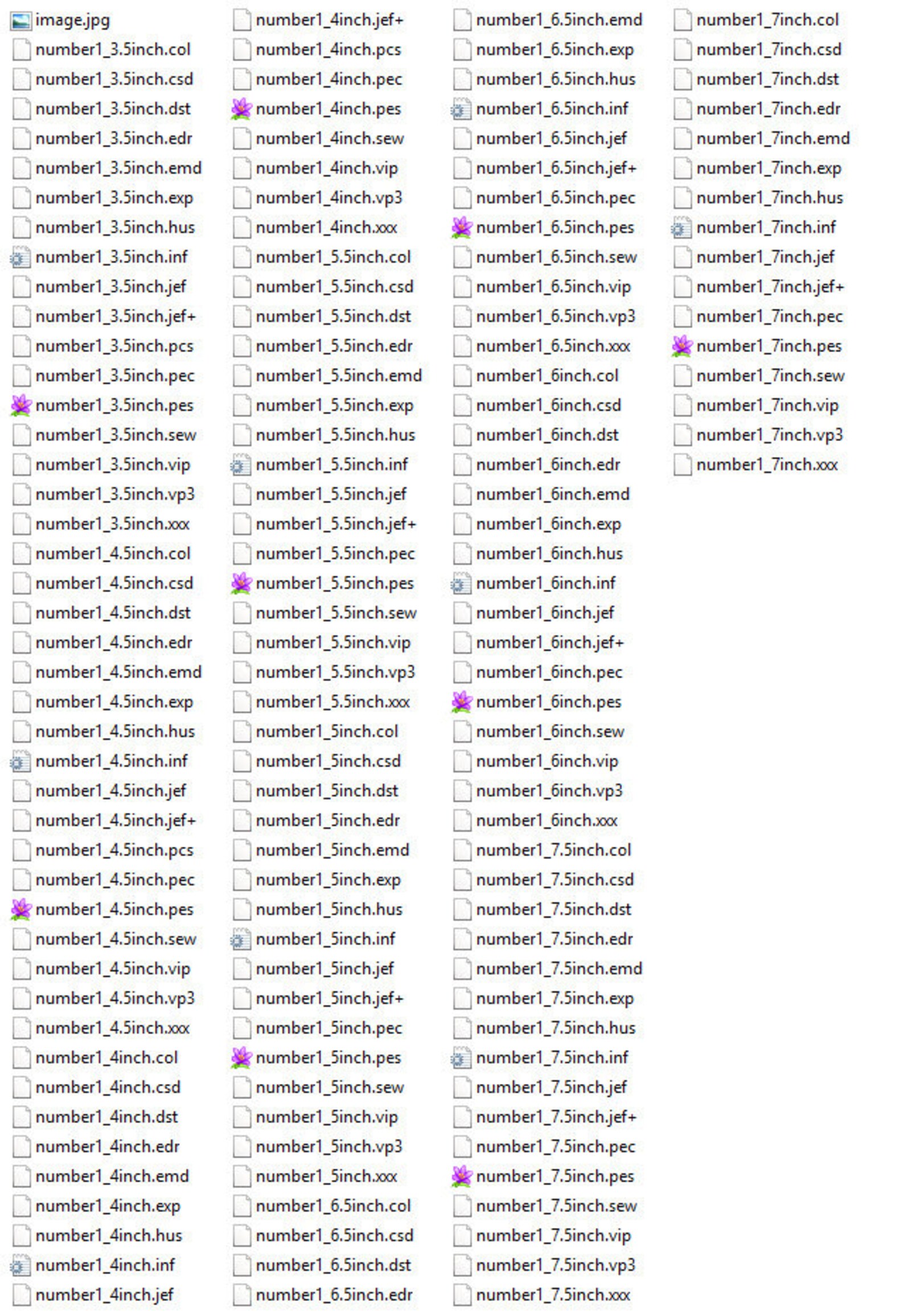 Number 1 Split Applique 9 Sizes Machine Embroidery Design - Etsy