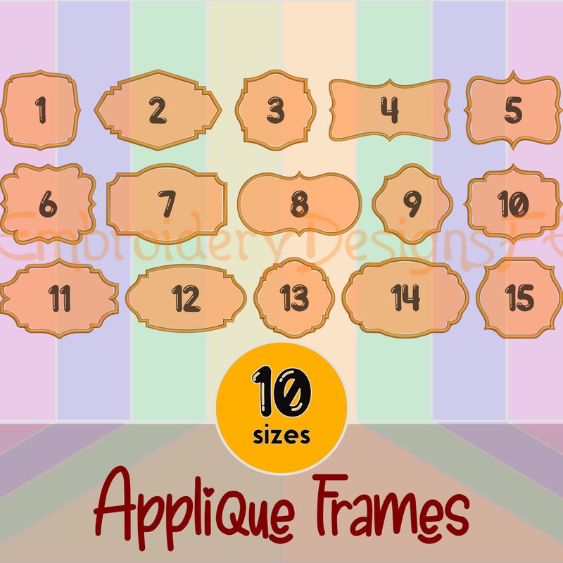Applique Frame - Etsy