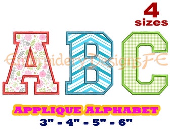 Alphabet Applique | Etsy