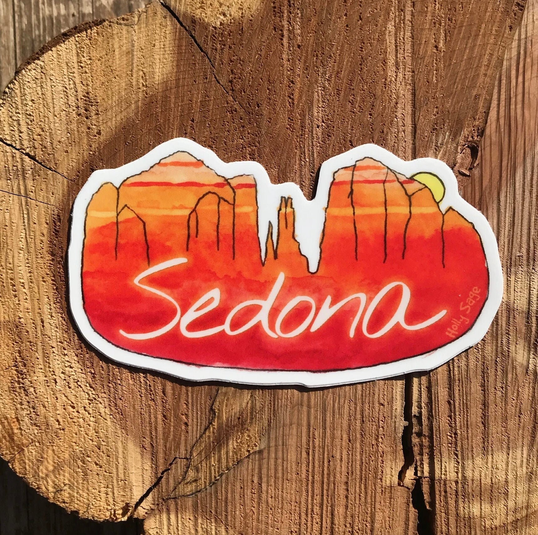 Sedona Sticker Arizona Sticker Waterproof Stickers Computer | Etsy