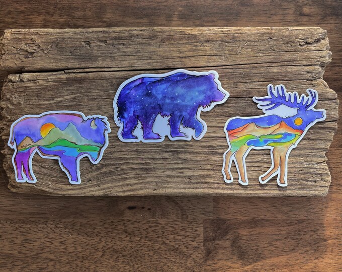 Sticker Set, Vinyl Sticker, Waterproof Stickers, Waterproof Decals, 3 ...