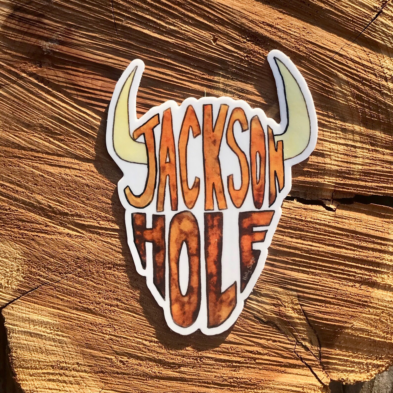 Jackson Hole Stickers Jackson Hole Decal Computer Stickers | Etsy
