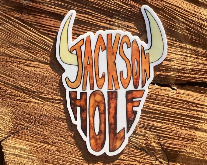 Jackson Hole Stickers, Jackson Hole Decal, Computer Stickers ...