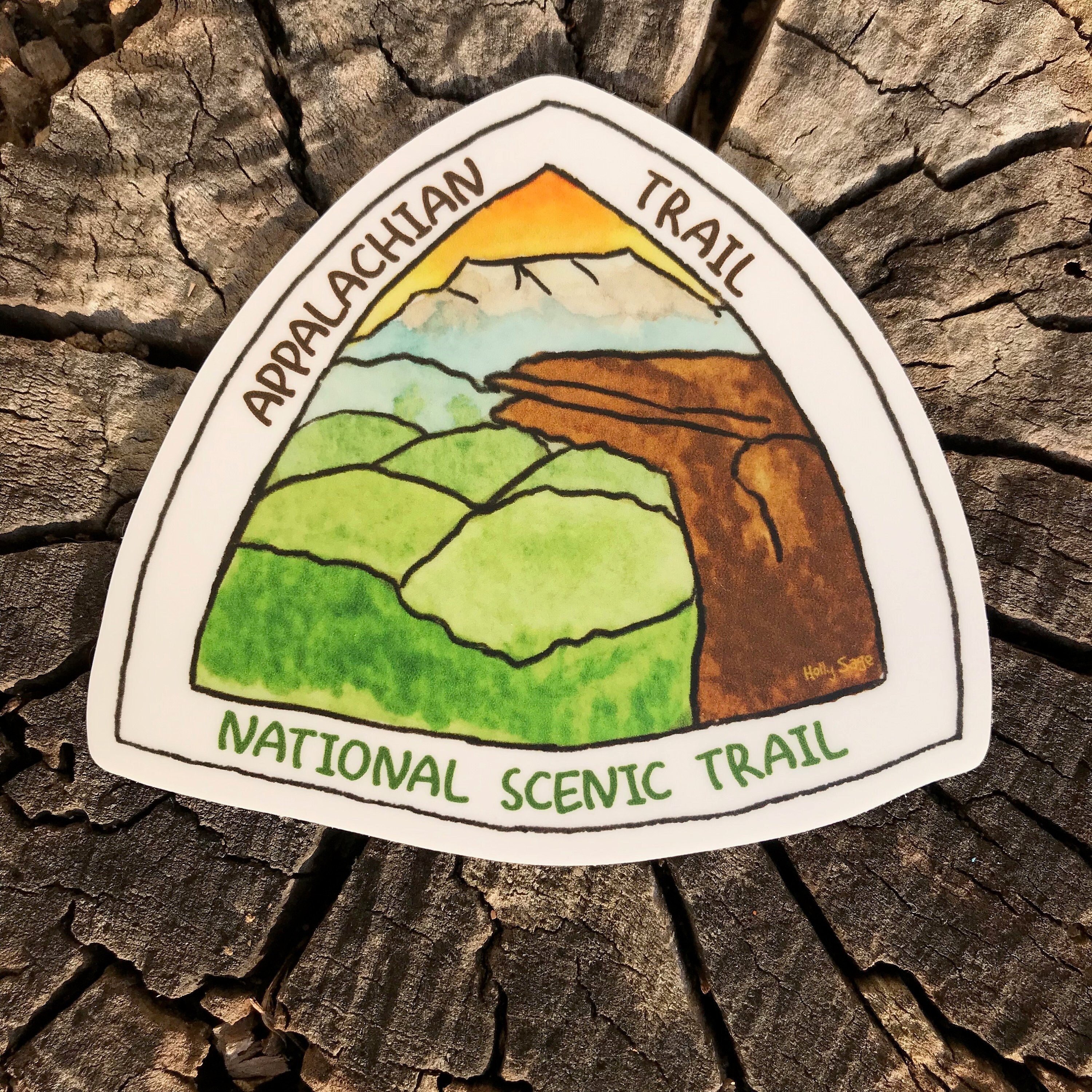 Laptop Stickers Hiking Stickers Computer Decal Appalachian | Etsy