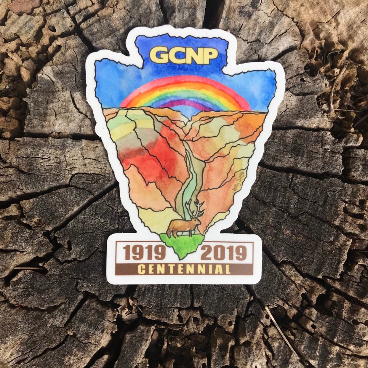 Waterproof Stickers Grand Canyon Centennial Sticker Grand - Etsy