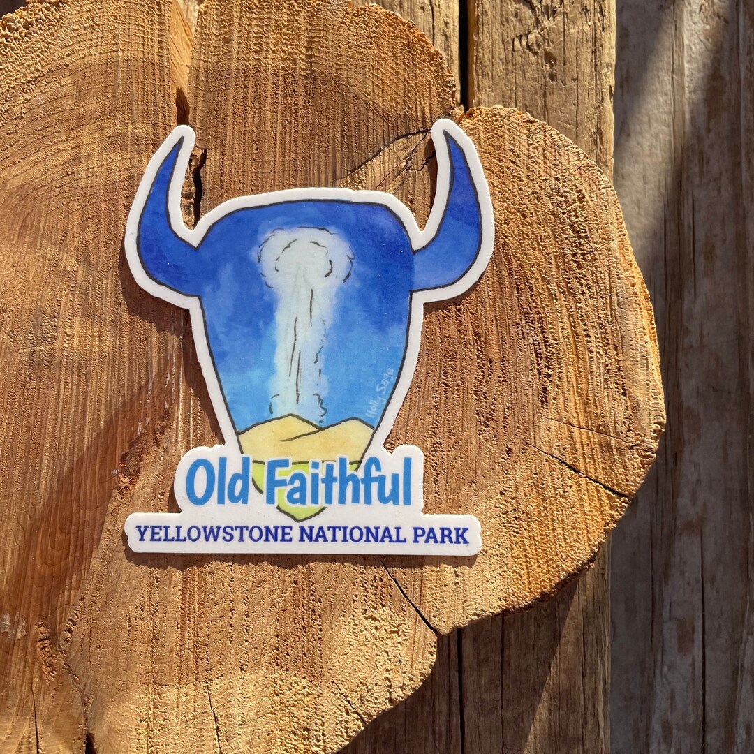 Old Faithful Sticker Old Faithful Decal Laptop Stickers - Etsy Canada