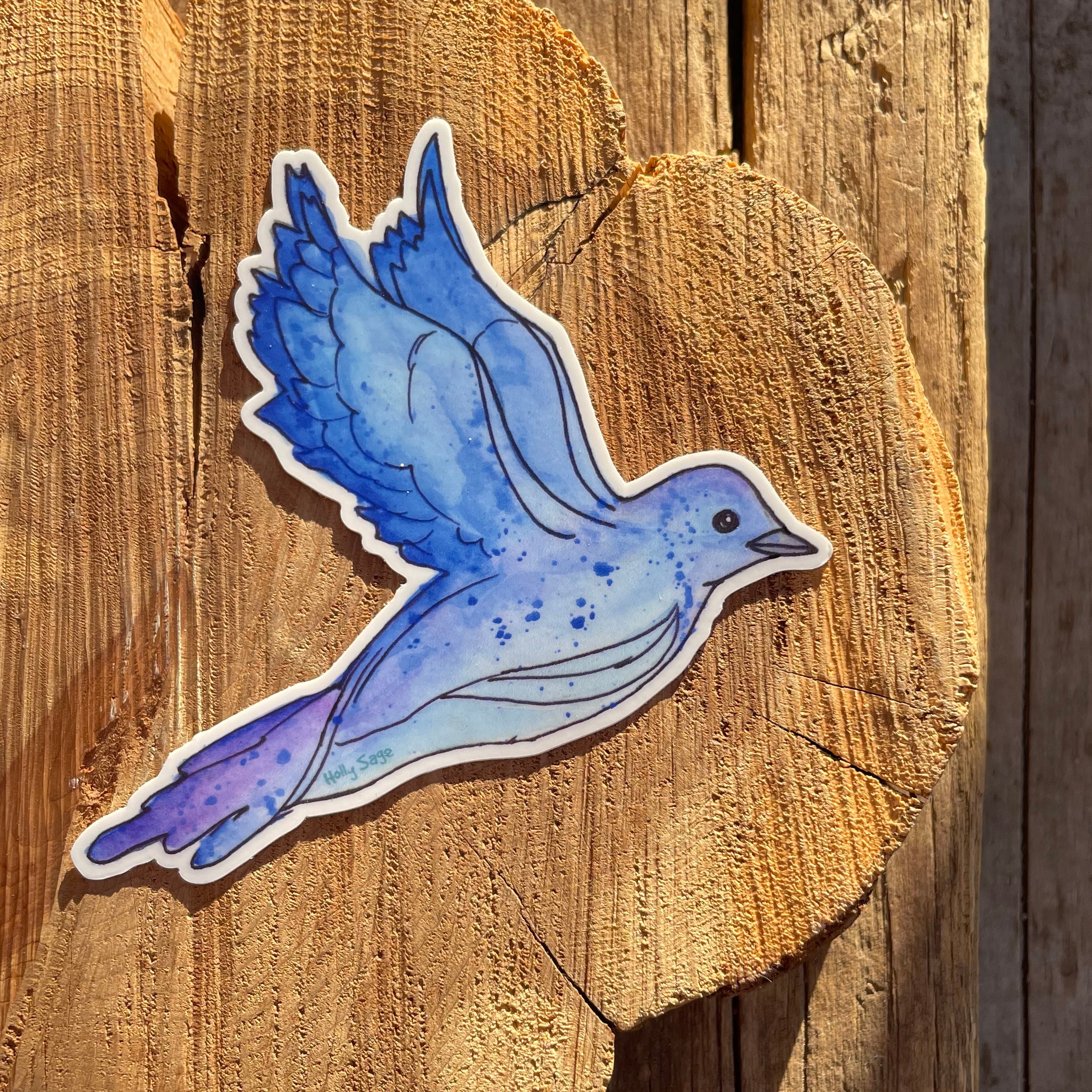 Bluebird Sticker Bird Decal Waterproof Vinyl Waterproof | Etsy