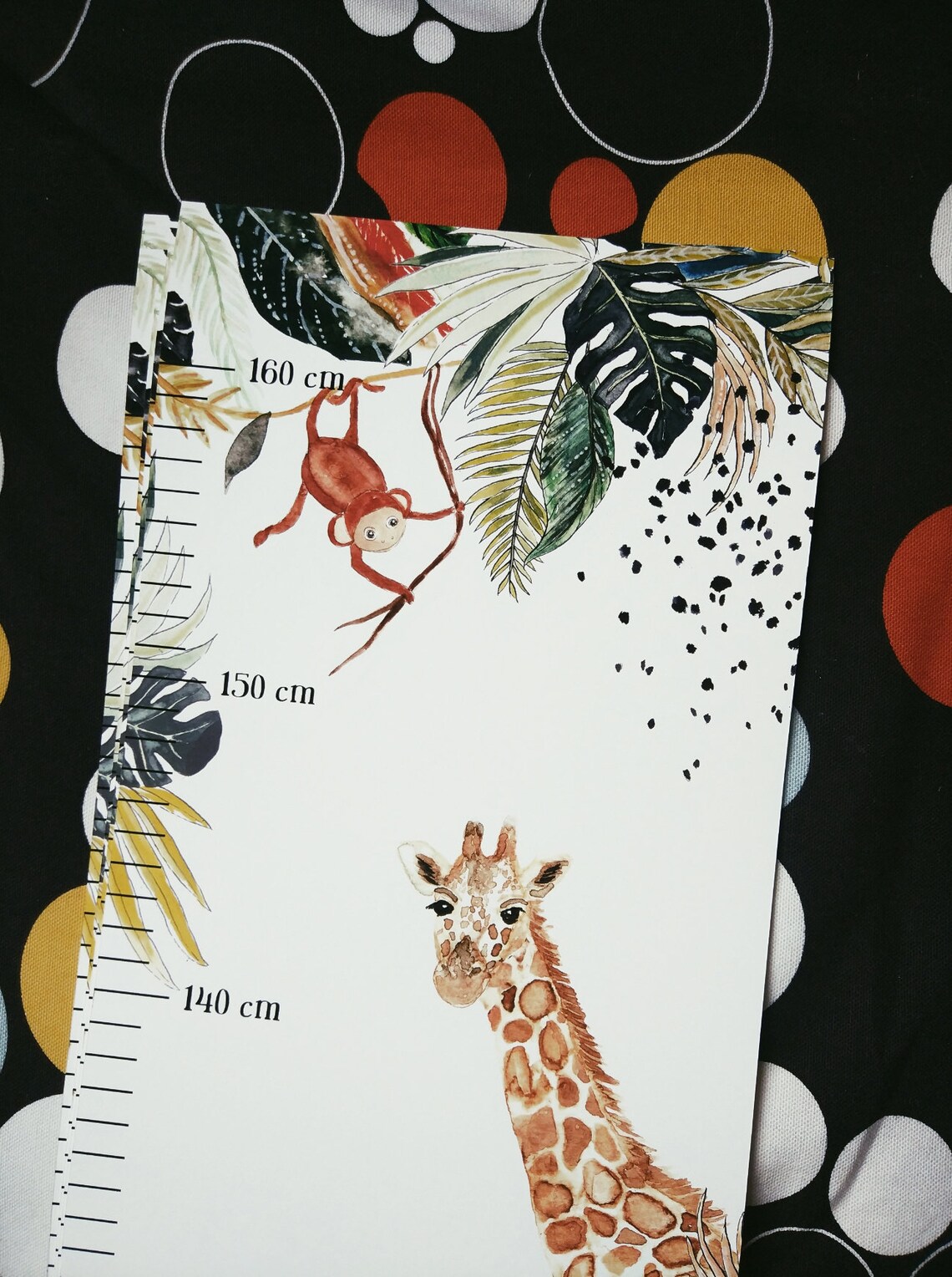 Measuring Poster for Children jungle - Etsy