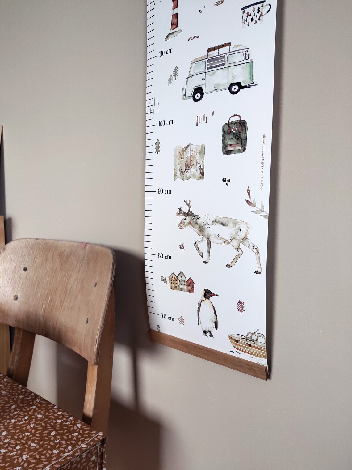 Measuring Poster for Children travel | Etsy