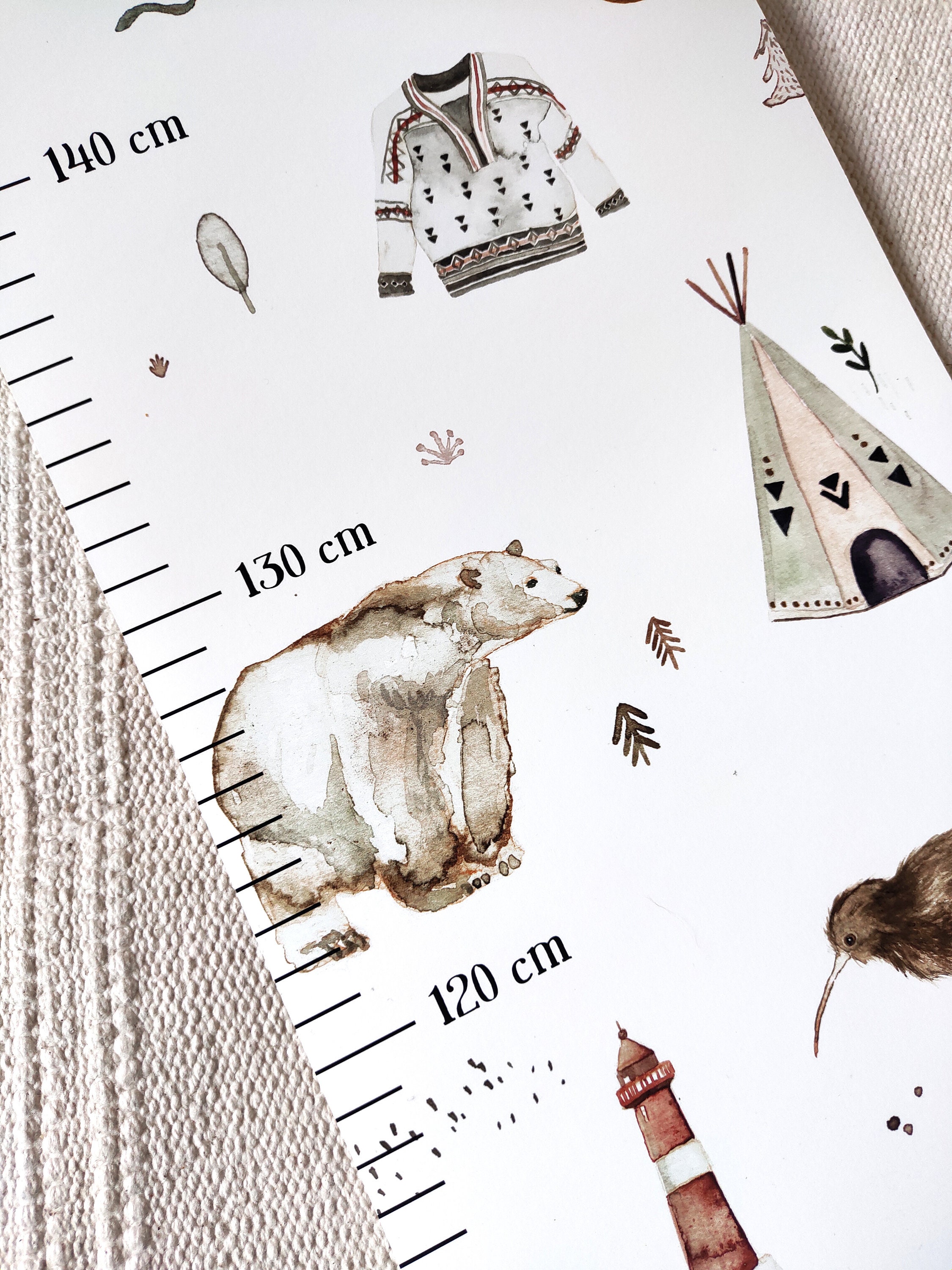 Measuring Poster for Children travel | Etsy