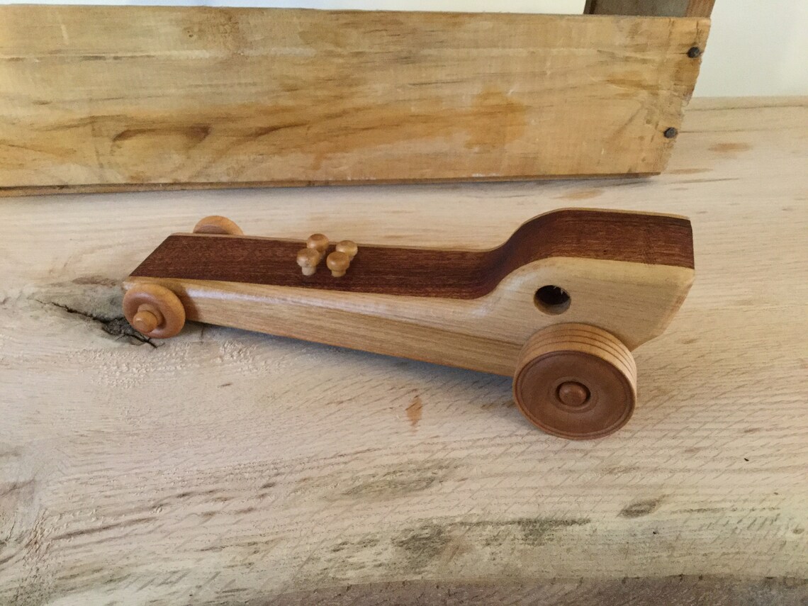 Handmade Wooden Dragster - Etsy