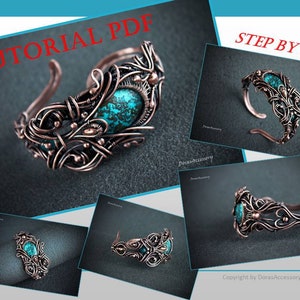 Woven Wire Helix Beaded Bracelet Tutorial - Etsy Israel