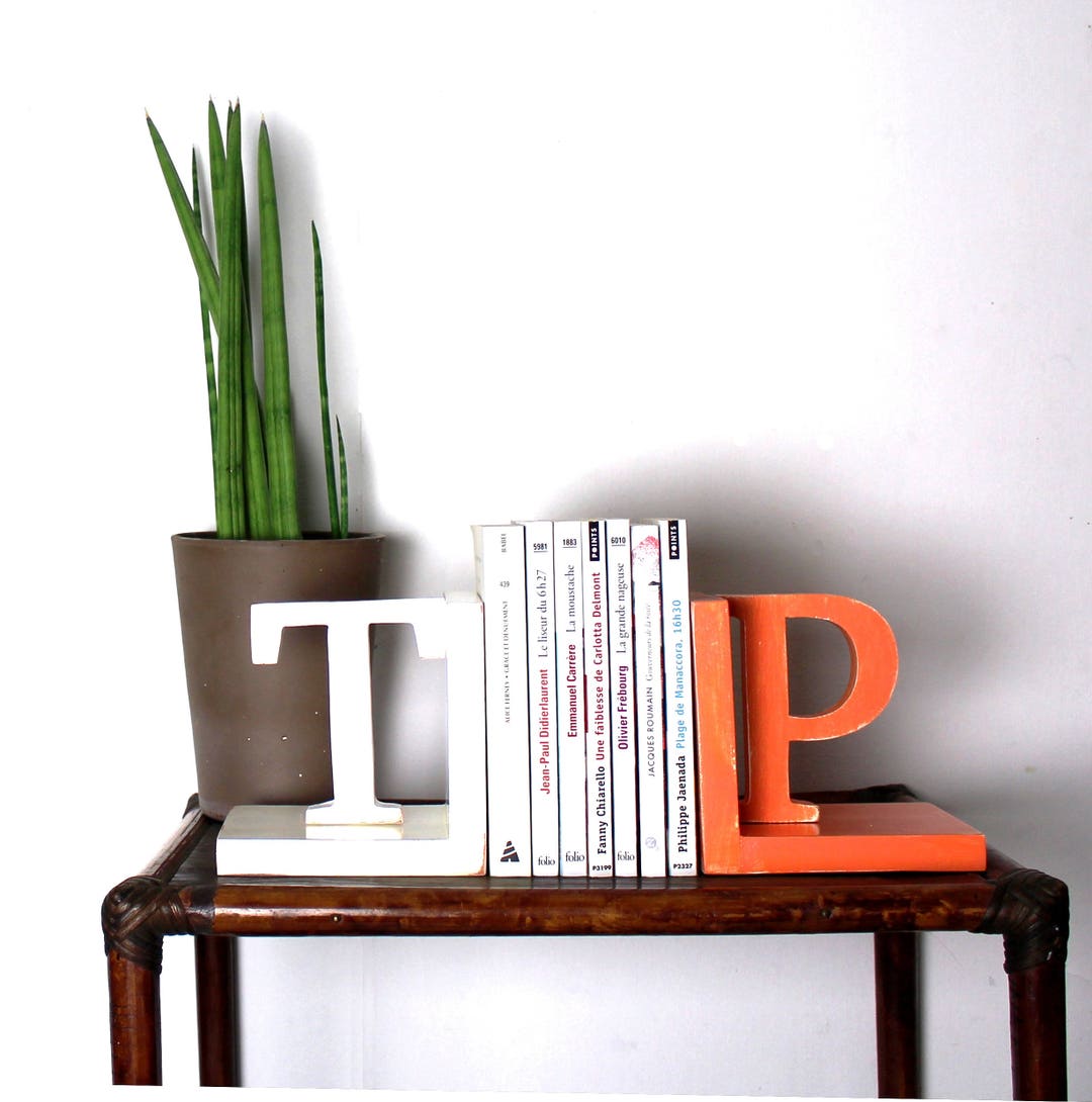 Personalized Wooden Bookends Gift Wedding Mylittledecor _ _ _ - Etsy