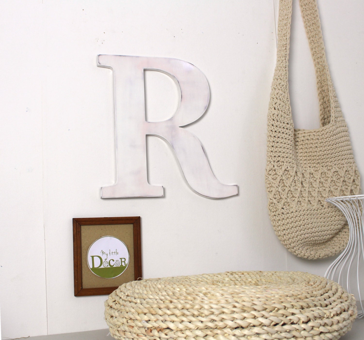 Large Wooden Letter Giant Letter Custom Letter Decorated - Etsy