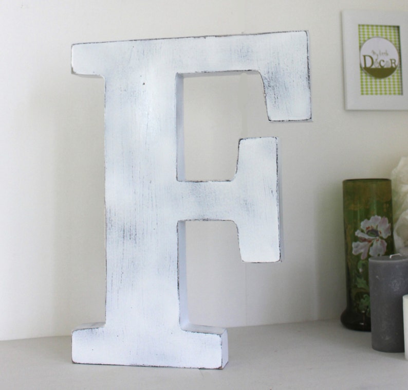 Giant Letter Wooden Letter F Asking Letter Custom Giant - Etsy