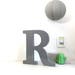 Giant Letter R for Weathered Gray Customizable Color Candy - Etsy