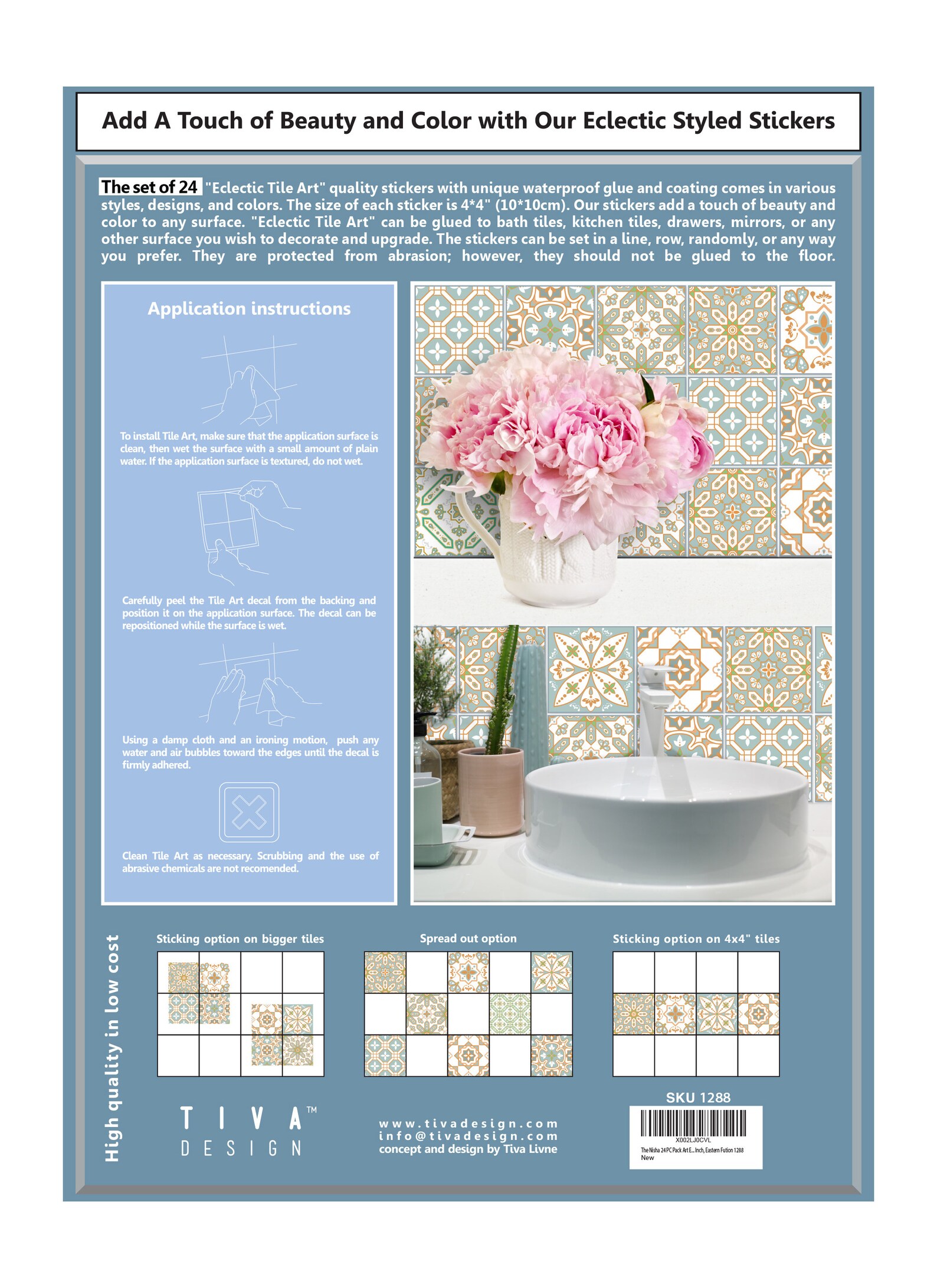 Tiles Peel and Stick Stickers good for Tiles and Walls. for - Etsy