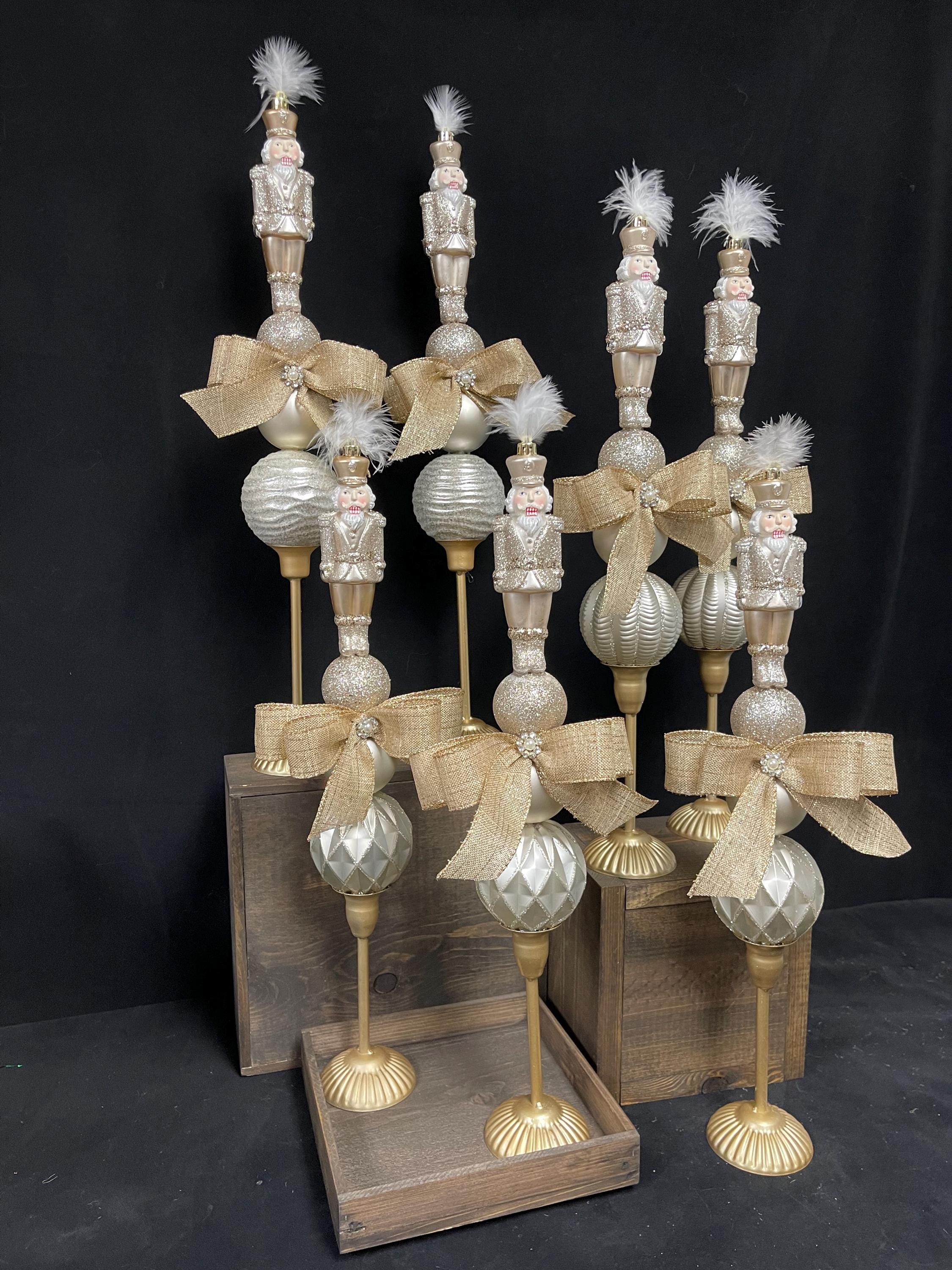 Christmas Ornament Topiary -nutcrackers on Parade - Etsy