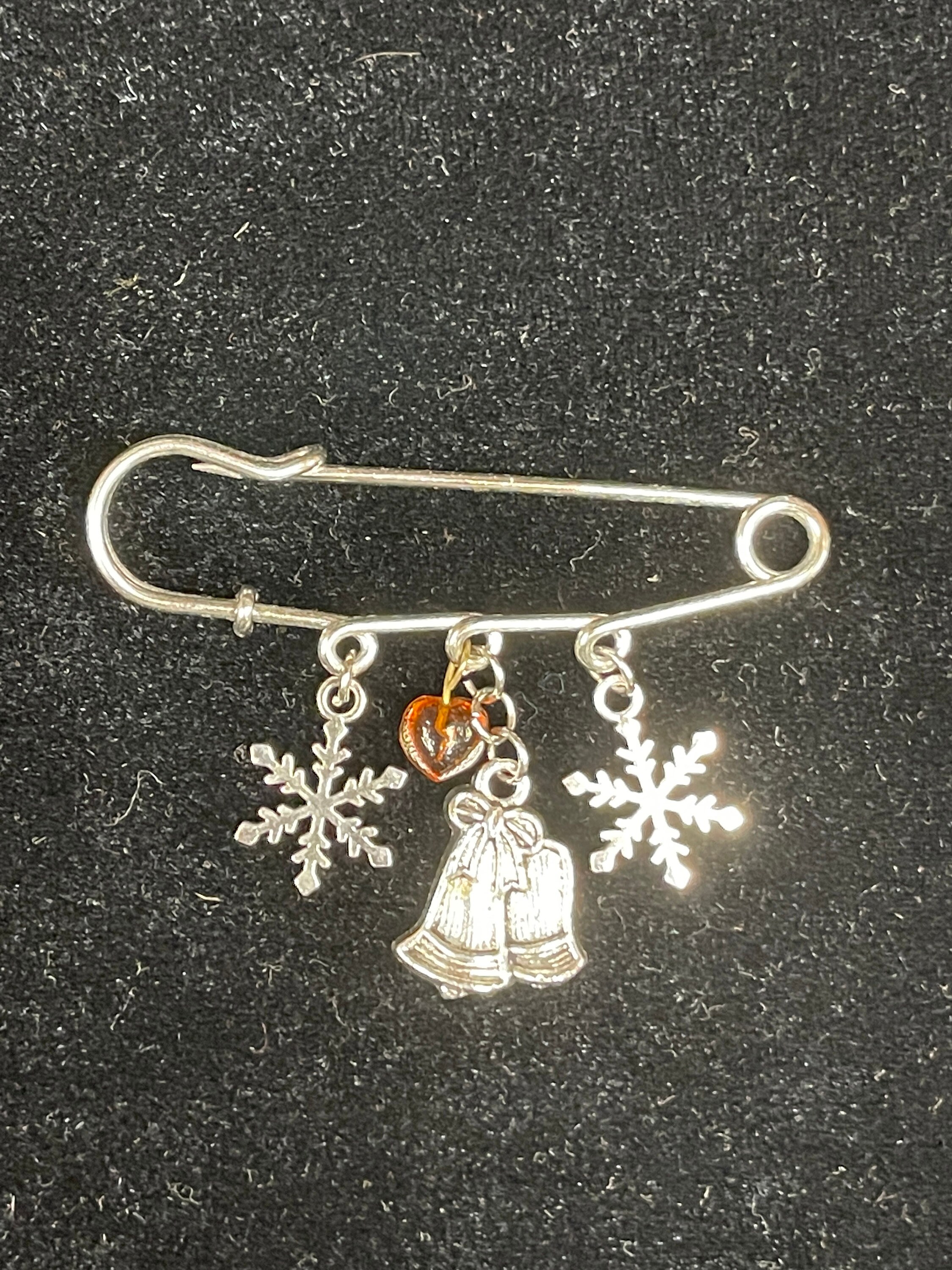 Handmade Silver Winter Kilt Charm Pins - Etsy