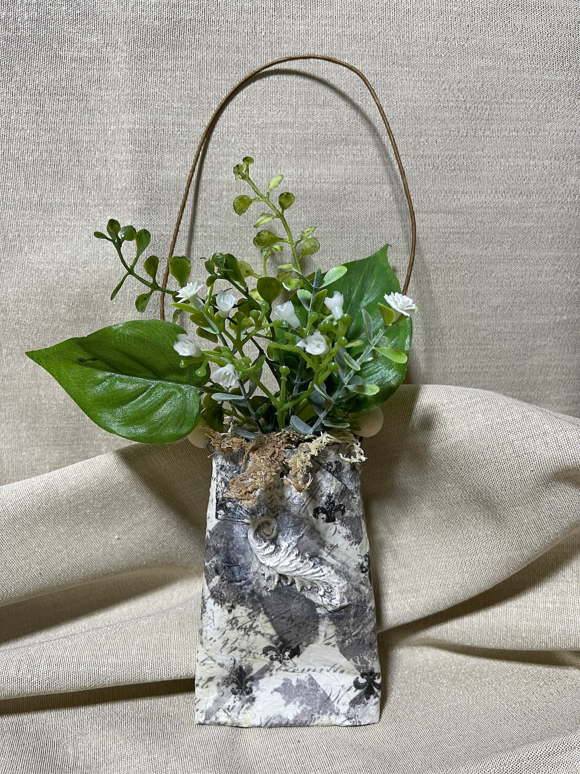 Vintage Inspired, Pocket of Posies Uniquely Handcrafted With Adornments ...