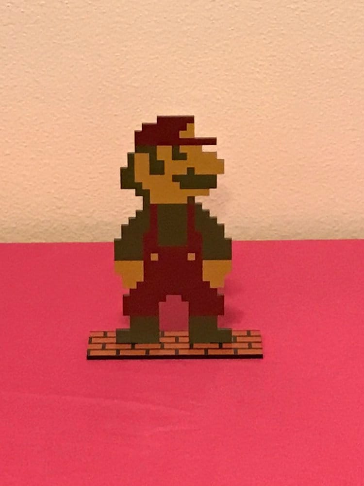 Super Mario Bros Sprite Nintendo Video Game Inspired | Etsy