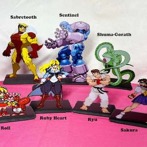 Marvel Vs Capcom 2 Sprites - Arcade Video Game Inspired - Etsy