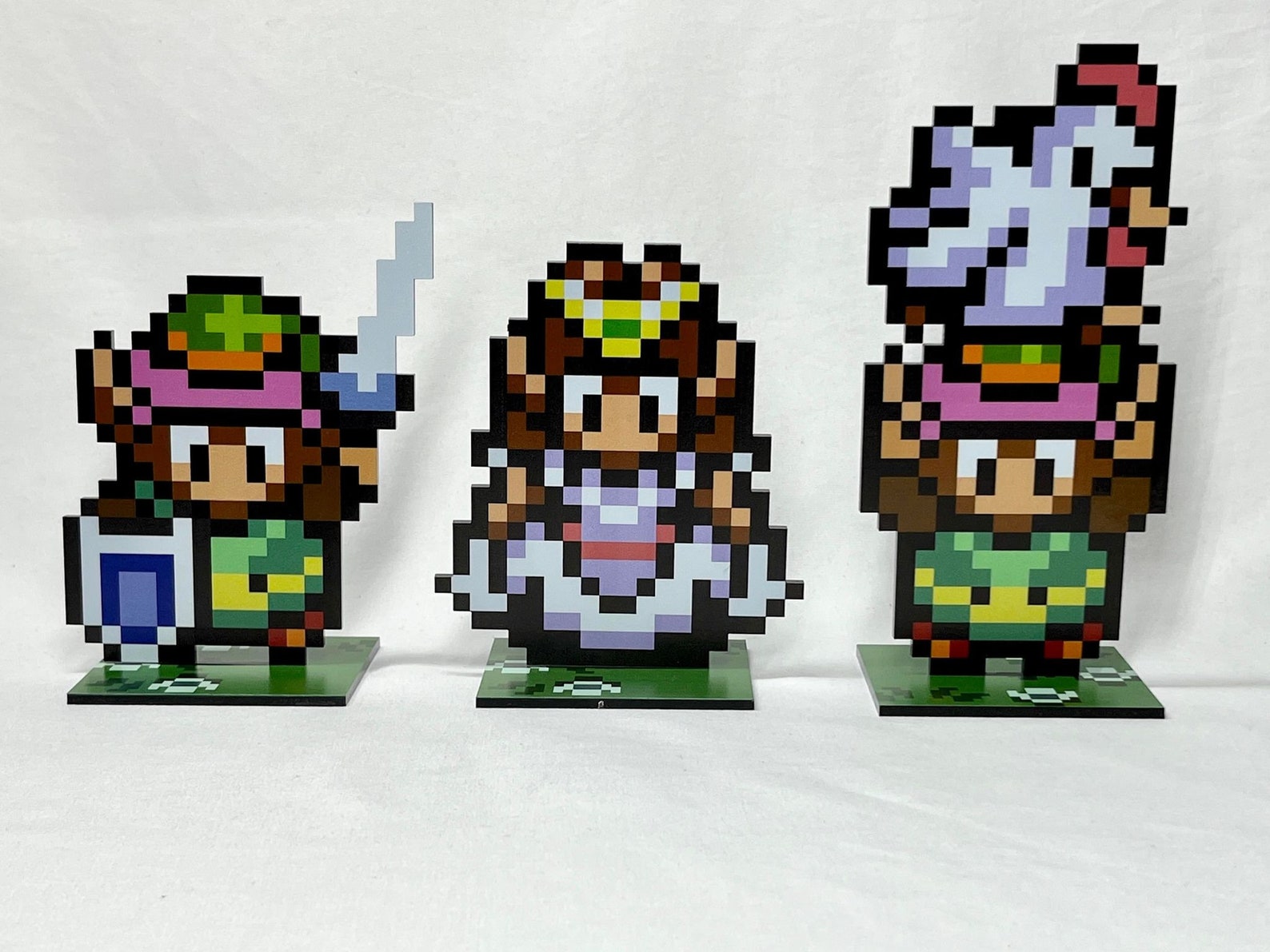 Zelda & Link Sprites Super Nintendo A Link to the Past Inspired - Etsy