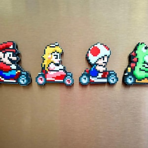 Mario Kart Inspired Mini Magnets - Etsy