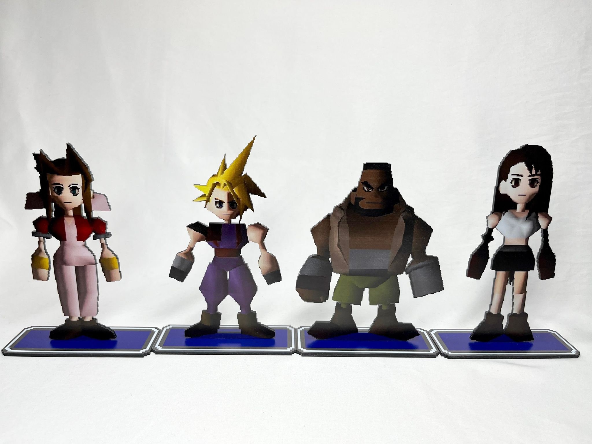 Final Fantasy 7 Sprites Playstation Video Game Inspired Art - Etsy