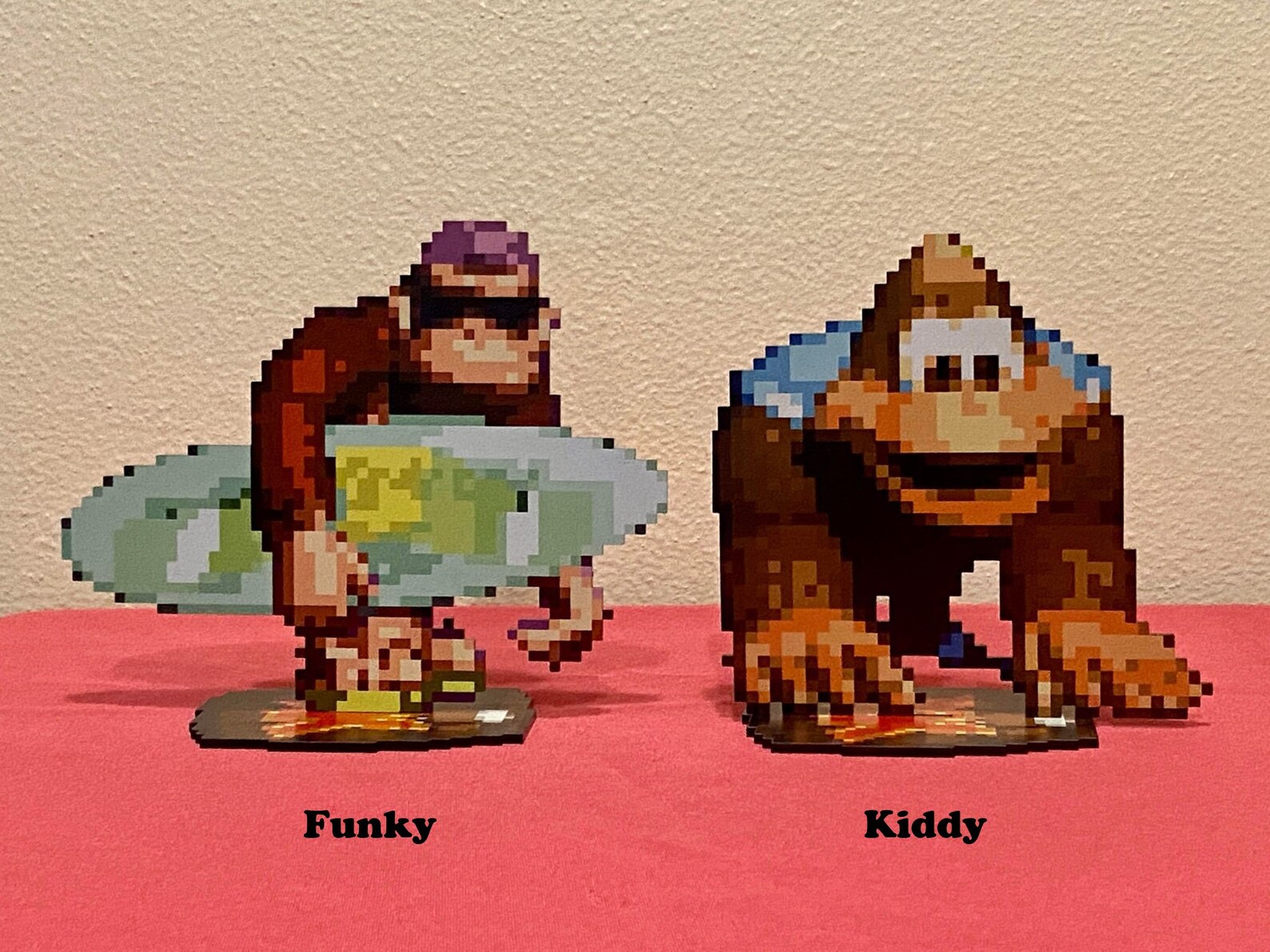 Donkey Kong Country Sprites Super Nintendo Game Inspired - Etsy