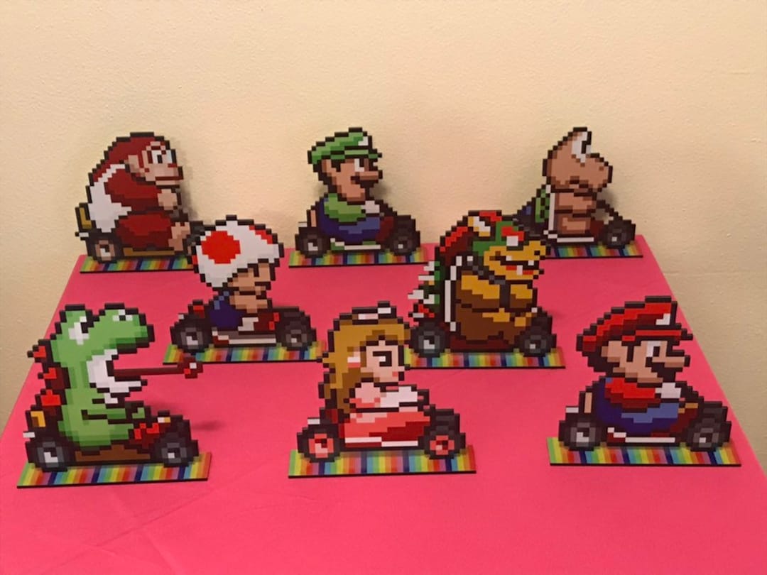 Super Mario Kart Sprites - Nintendo Inspired - Etsy