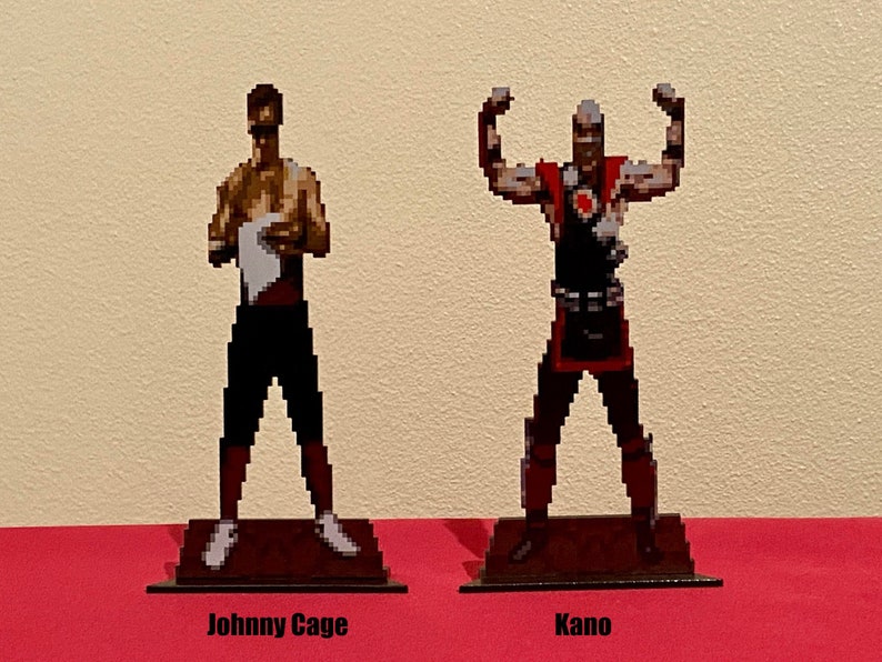 Mortal Kombat Sprites Arcade Video Game Inspired | Etsy