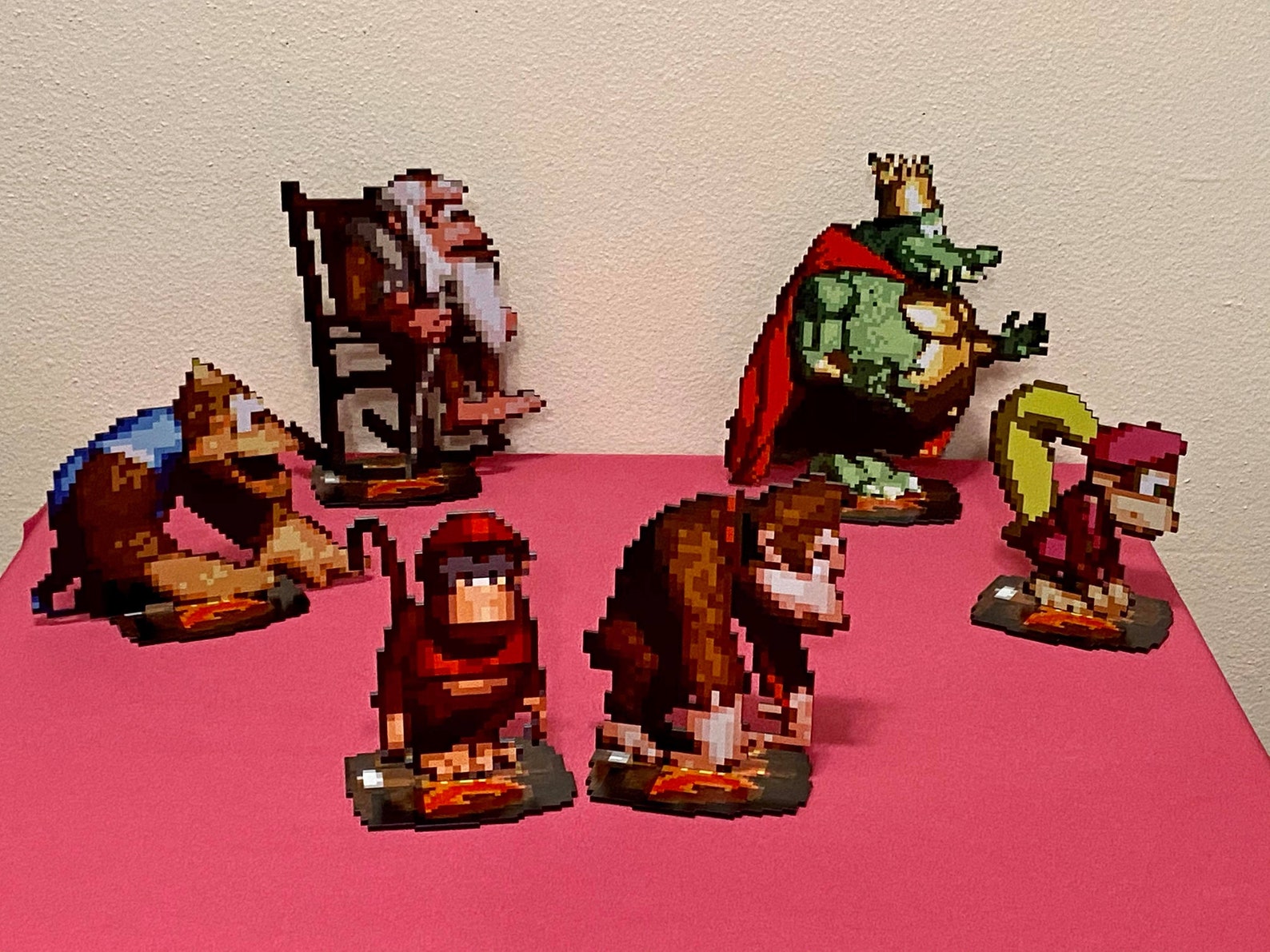 Donkey Kong Country Sprites Super Nintendo Inspired | Etsy