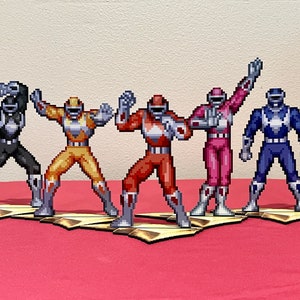 Mighty Morphin Power Rangers Sprites - Super Nintendo Video Game ...