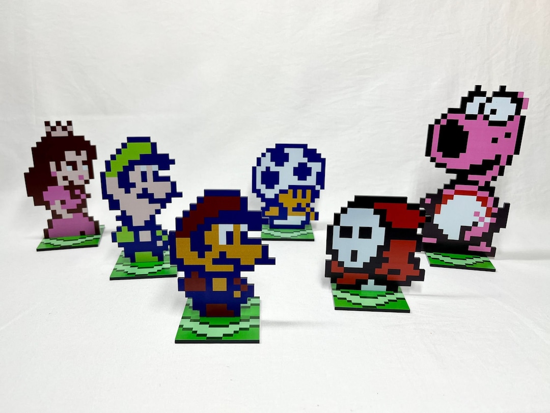 Super Mario Bros 2 Sprites - Nintendo Video Game Inspired - Etsy