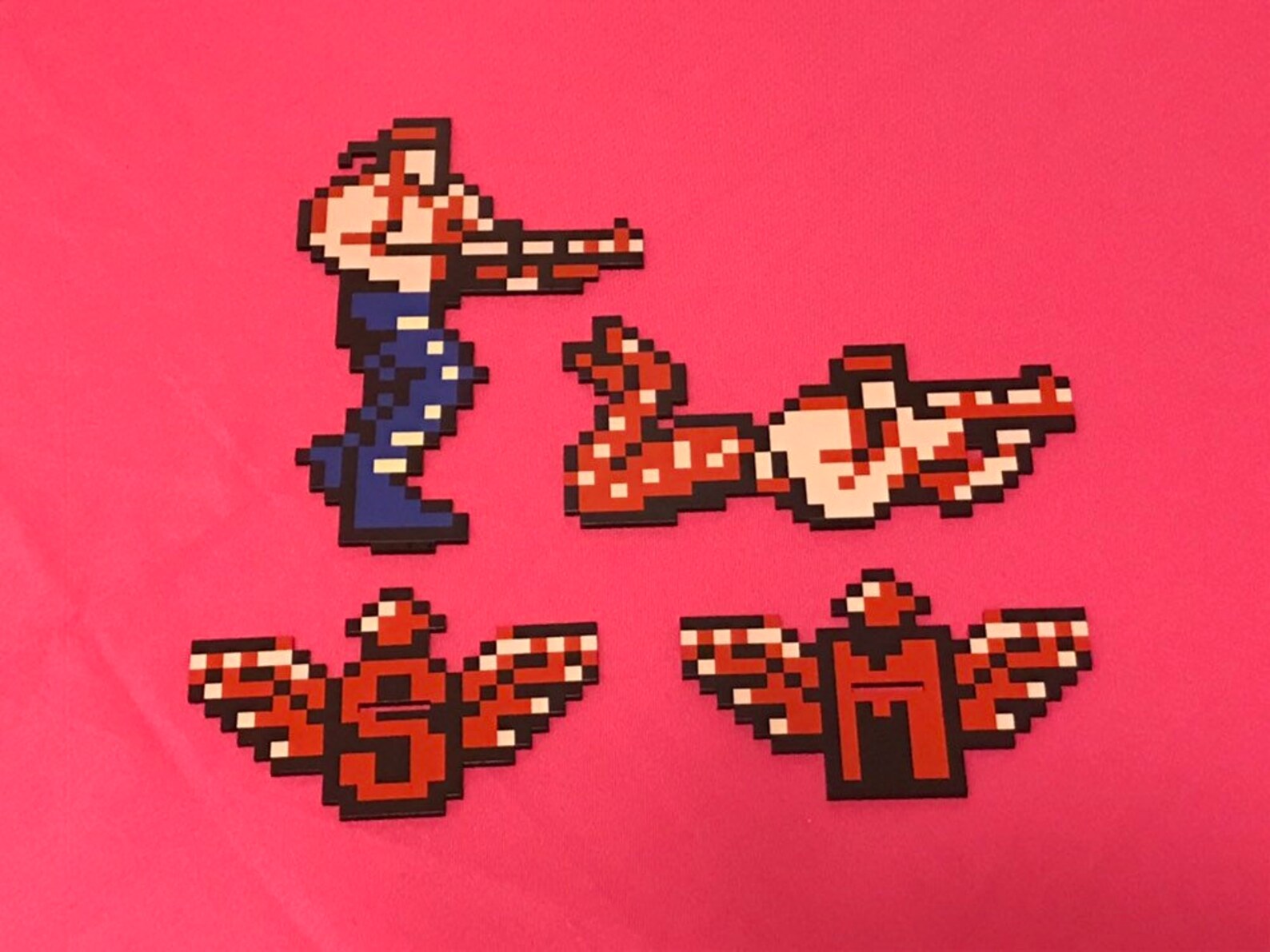 Contra Blue & Red Sprites Bill Rizer and Lance Bean | Etsy