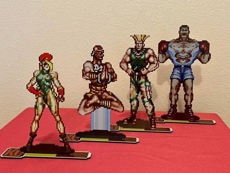 Street Fighter Sprites Nintendo Video Game Inspired - Etsy