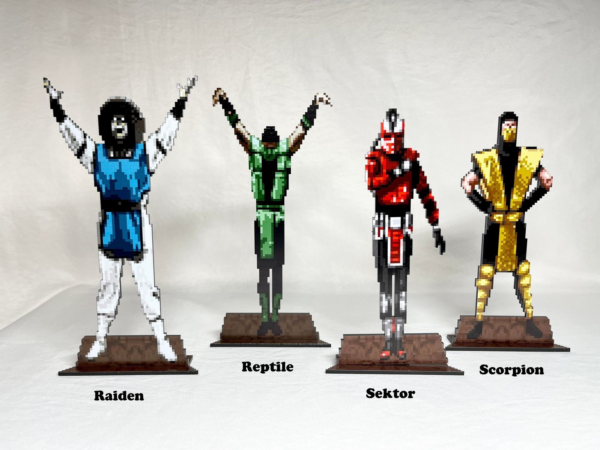 Mortal Kombat Sprites Arcade Video Game Inspired - Etsy Canada