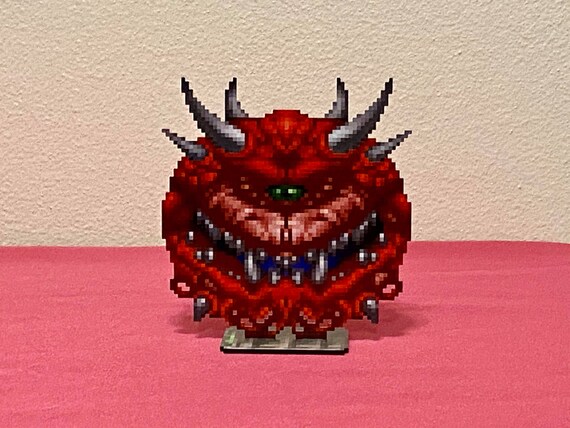 Doom Cacodemon Sprite PC Video Game Inspired | Etsy