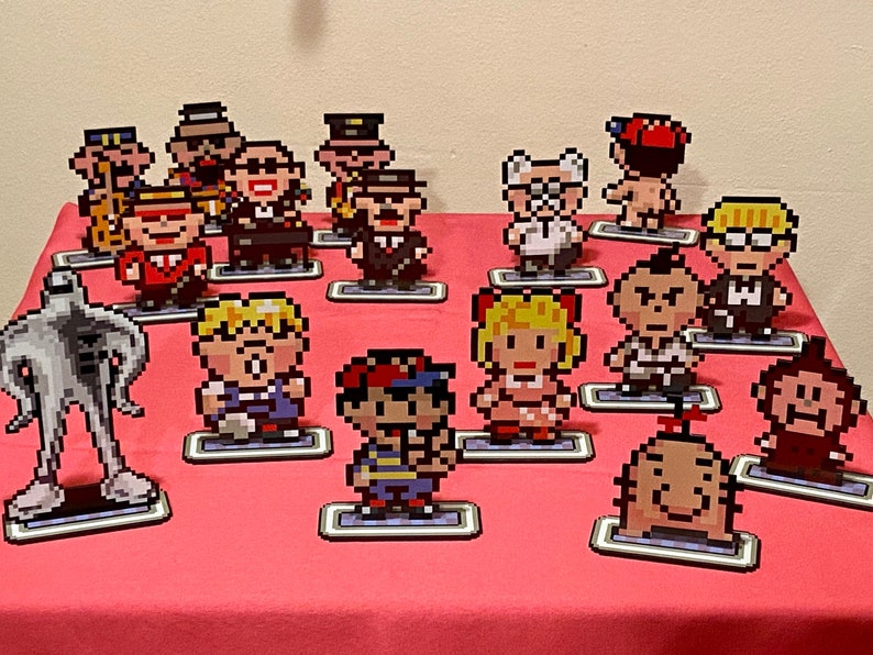 Earthbound Sprites Super Nintendo Inspired - Etsy