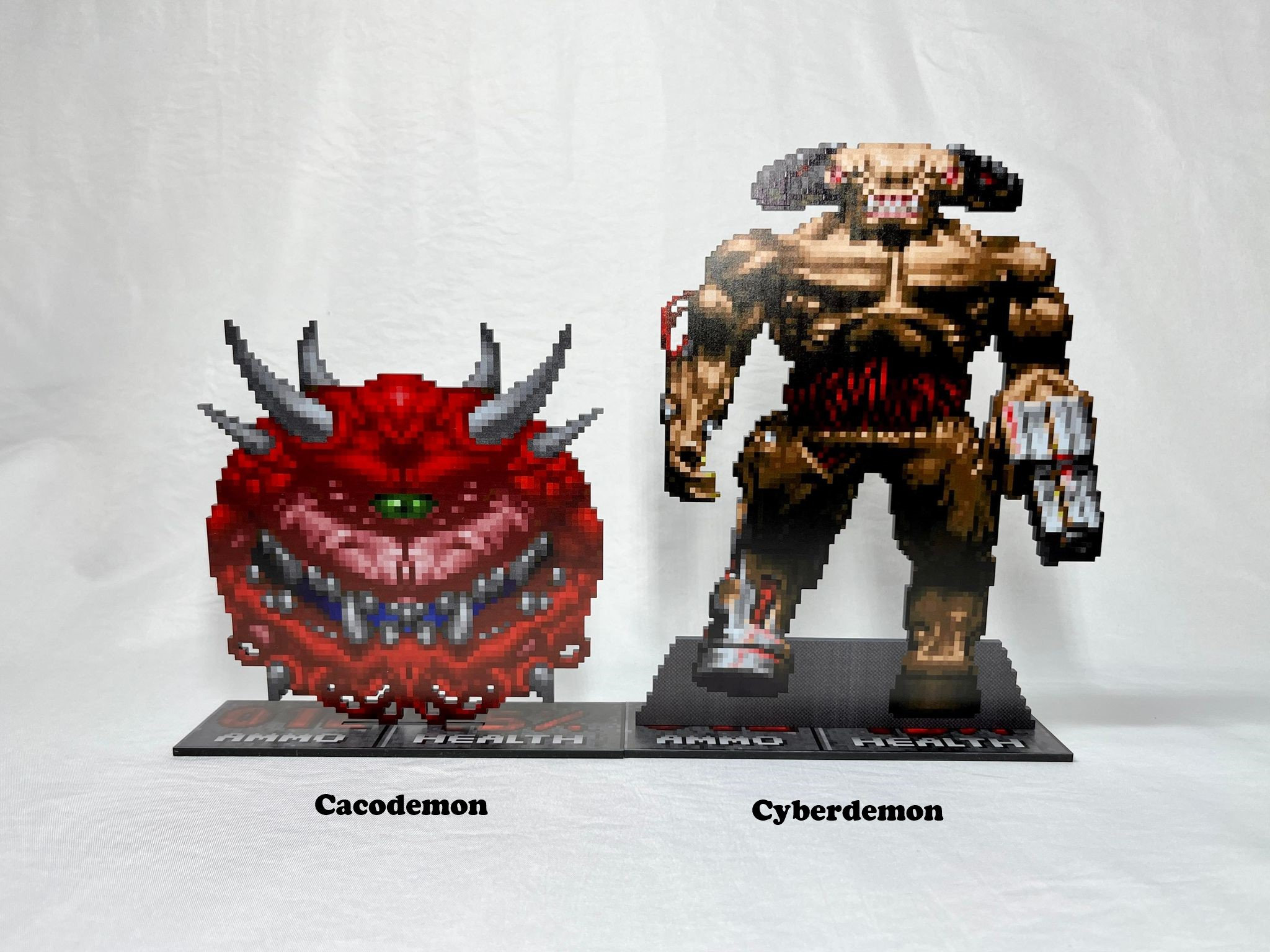 Doom PC Video Game Inspired Sprite Art - Etsy Australia