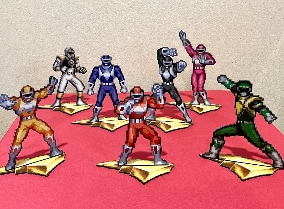 Mighty Morphin Power Rangers Sprites - Super Nintendo Video Game ...