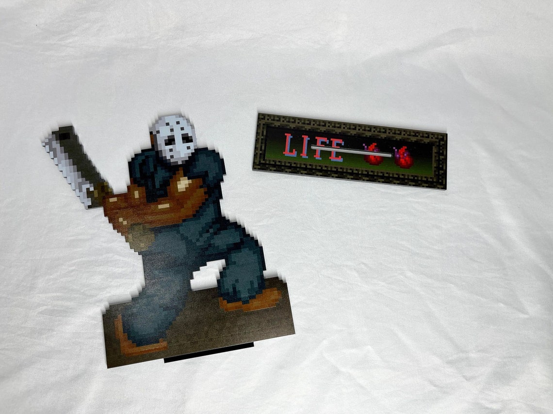 Splatterhouse Inspired Video Game Sprite - Etsy