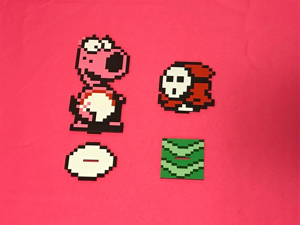 Super Mario Bros 2 Sprites Nintendo Video Game Inspired | Etsy