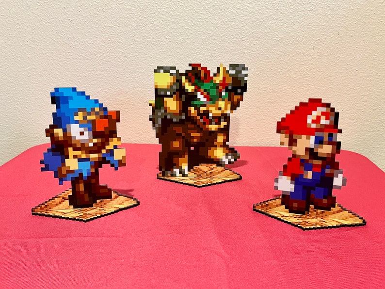 Super Mario RPG Video Game Sprites - Nintendo Inspired Art - Etsy