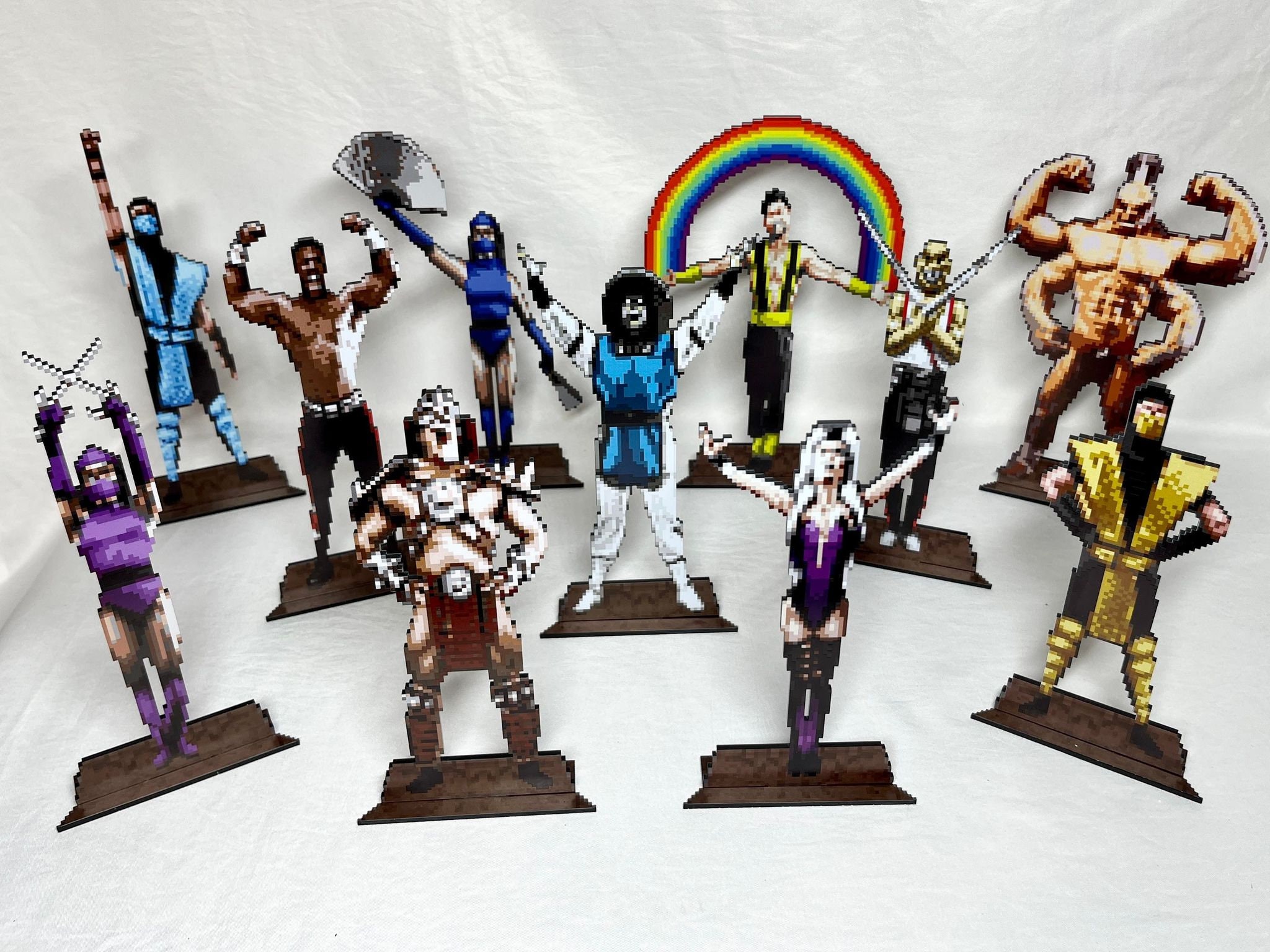 Mortal Kombat Sprites Arcade Video Game Inspired - Etsy Canada