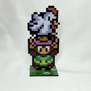 Zelda & Link Sprites - Super Nintendo A Link to the Past Inspired - Etsy