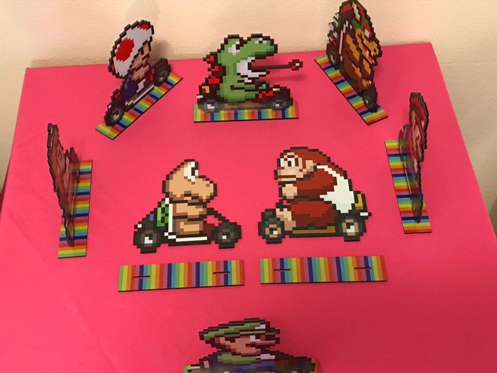 Super Mario Kart Sprites Nintendo Inspired - Etsy 日本