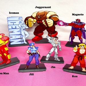 Marvel Vs Capcom 2 Sprites - Arcade Video Game Inspired - Etsy