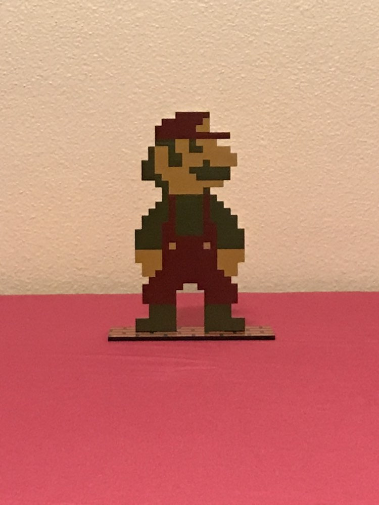 Super Mario Bros Sprite Nintendo Video Game Inspired | Etsy